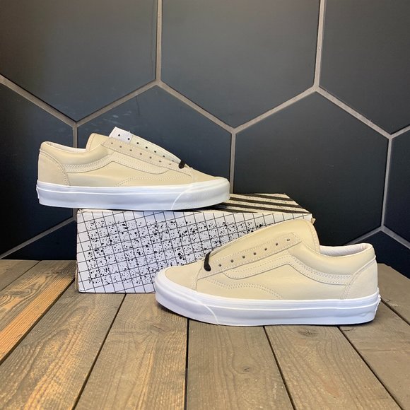 Vans | Shoes | New Wbox Vans Vault Og Style 36 Lx Leather Oatmeal Beige ...